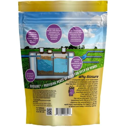 SeptiComplete Premium Powder: 2 lbs of Septic Tank & Septic Line ...