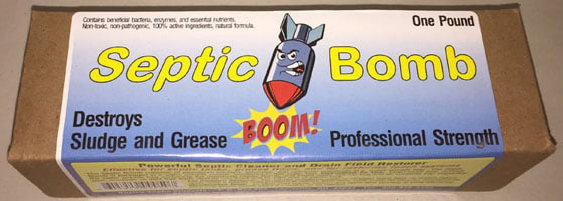 Septic Bomb Live Bacteria- Septic Tank Sludge Destroyer Treatment ...