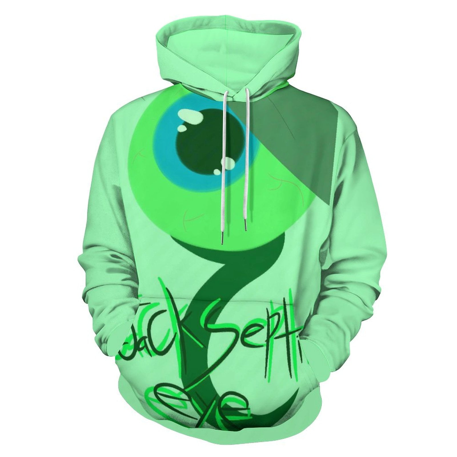 Septic Eye Jacksepticeye Adult Sweater Pullover Hoodie 3D Printed Loose ...