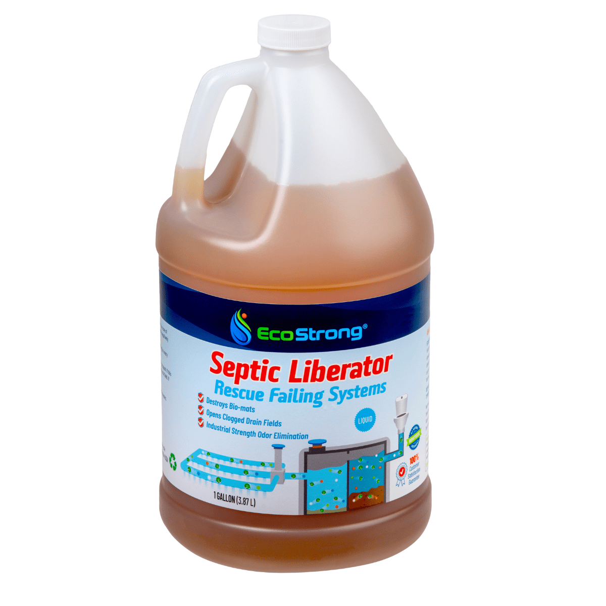 EcoStrong Septic Liberator: Emergency Tank Bacteria Cleaner, Natural ...