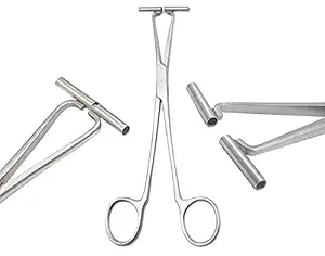 Septum Forceps For Nose Piercing, Stainless Steel Nose Forceps 6" Body ...