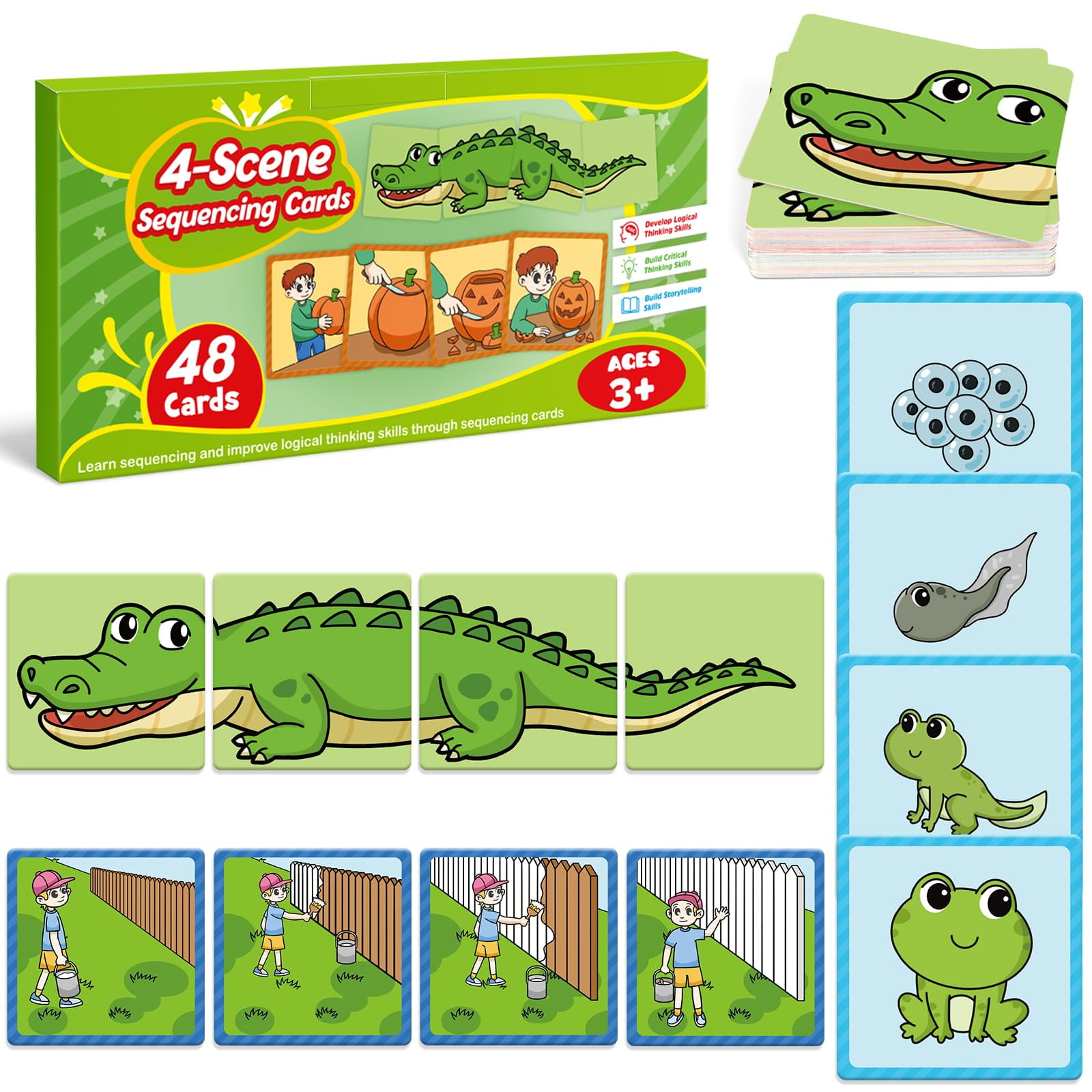 Sequencing Cards,Sequence Board Game For Kids,Speech Therapy Materials ...