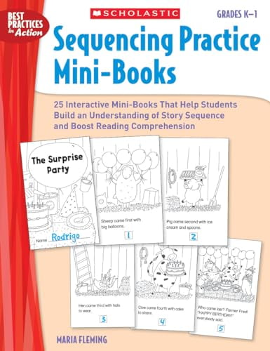 Pre-Owned Sequencing Practice Mini-Books: Grades K–1: 25 Interactive ...