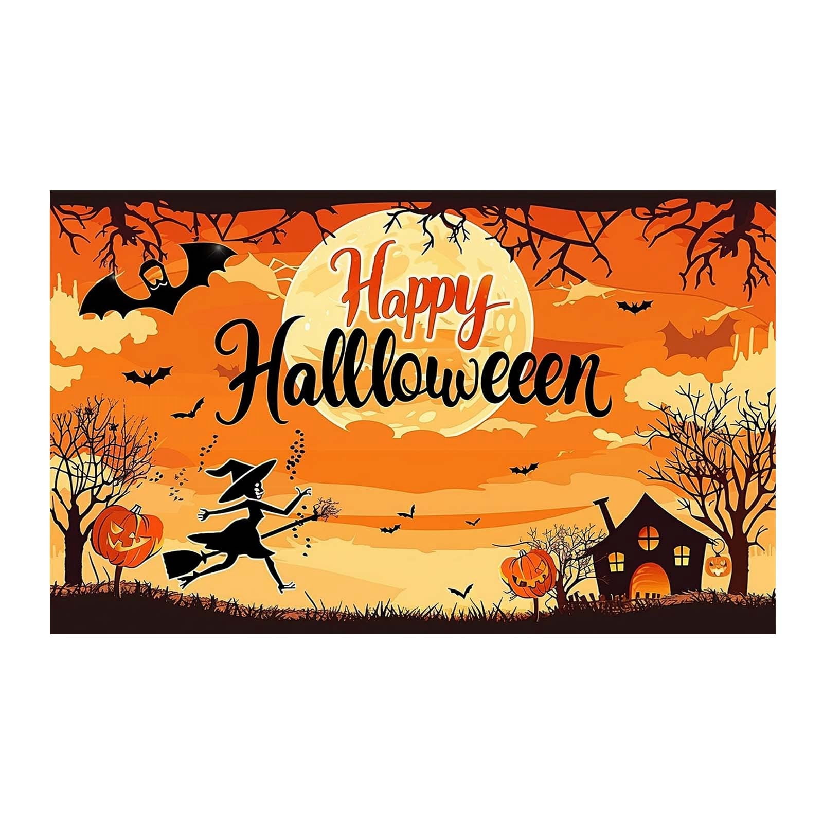 Sequin Banner Flag Vol 3 Pumpkin Banner Wall Flag Pole Heavy Duty ...