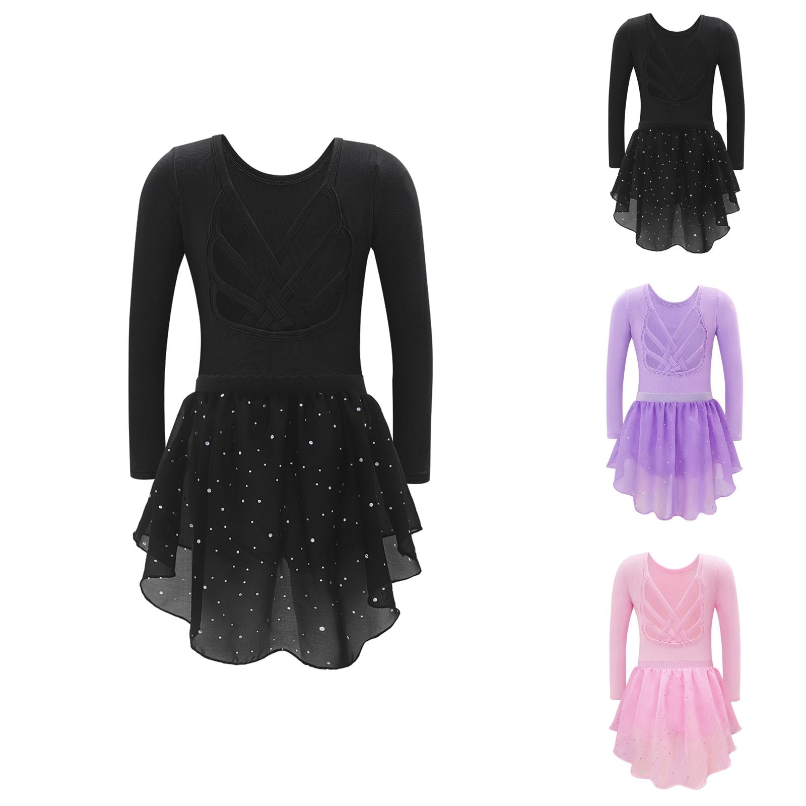 Sequin Crisscross Long Sleeve Dance Set – Gymnastics & Stage ...