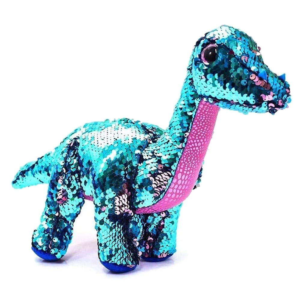 Sequin Dragon Plush Toy Cartoon Doll Toys Space Dinosaur Plush Toy for ...