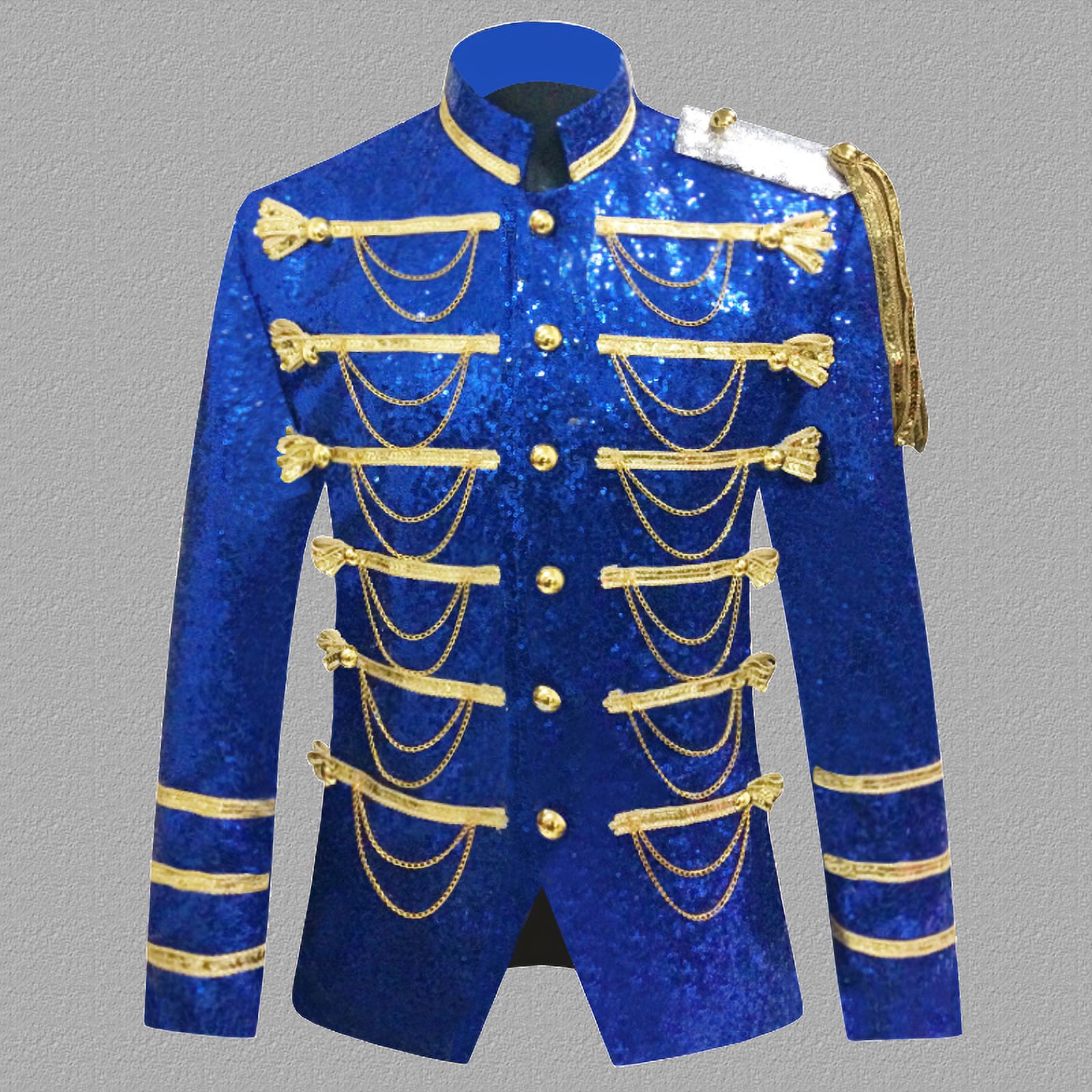 Sequin Embellished Blazer Jacket Men Stage Party Mens Suit Jacket Dress ...