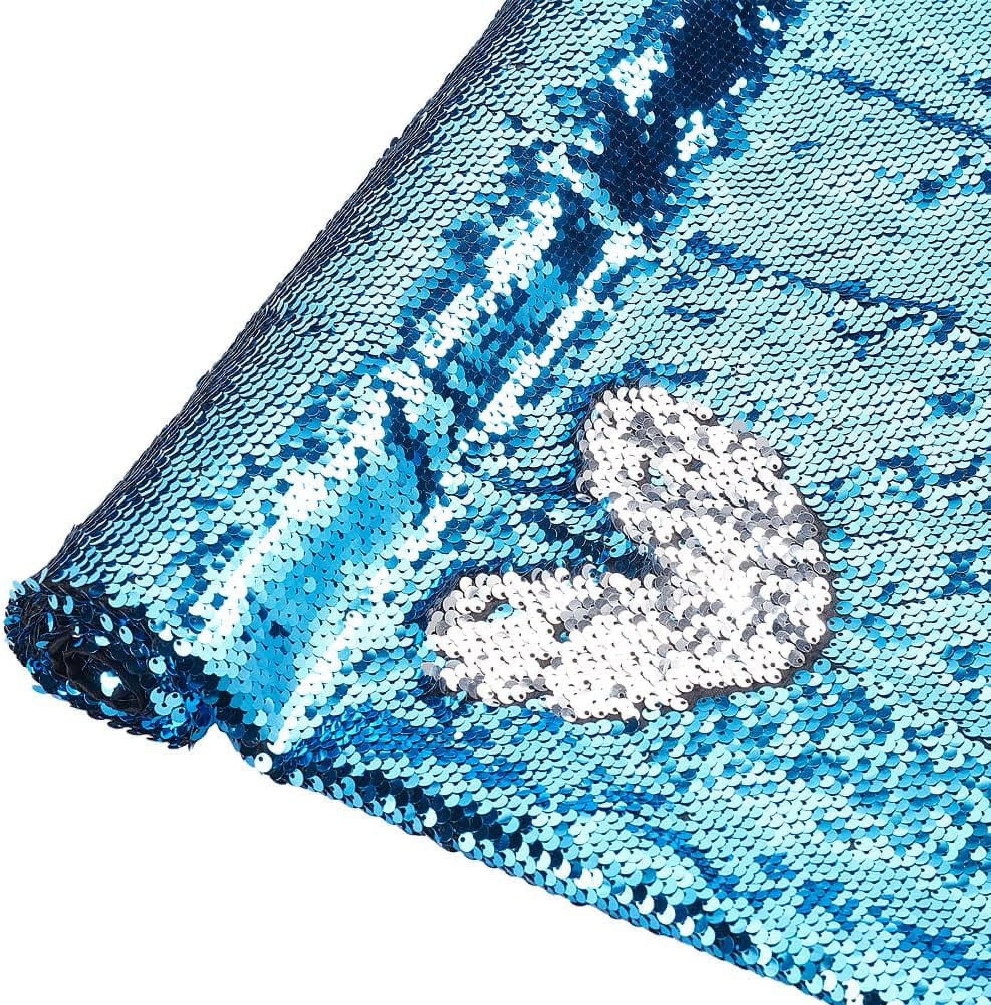 Sequin Fabric 1.64x1.09 Yards Shimmer Reversible Sequin Fabric Wall ...