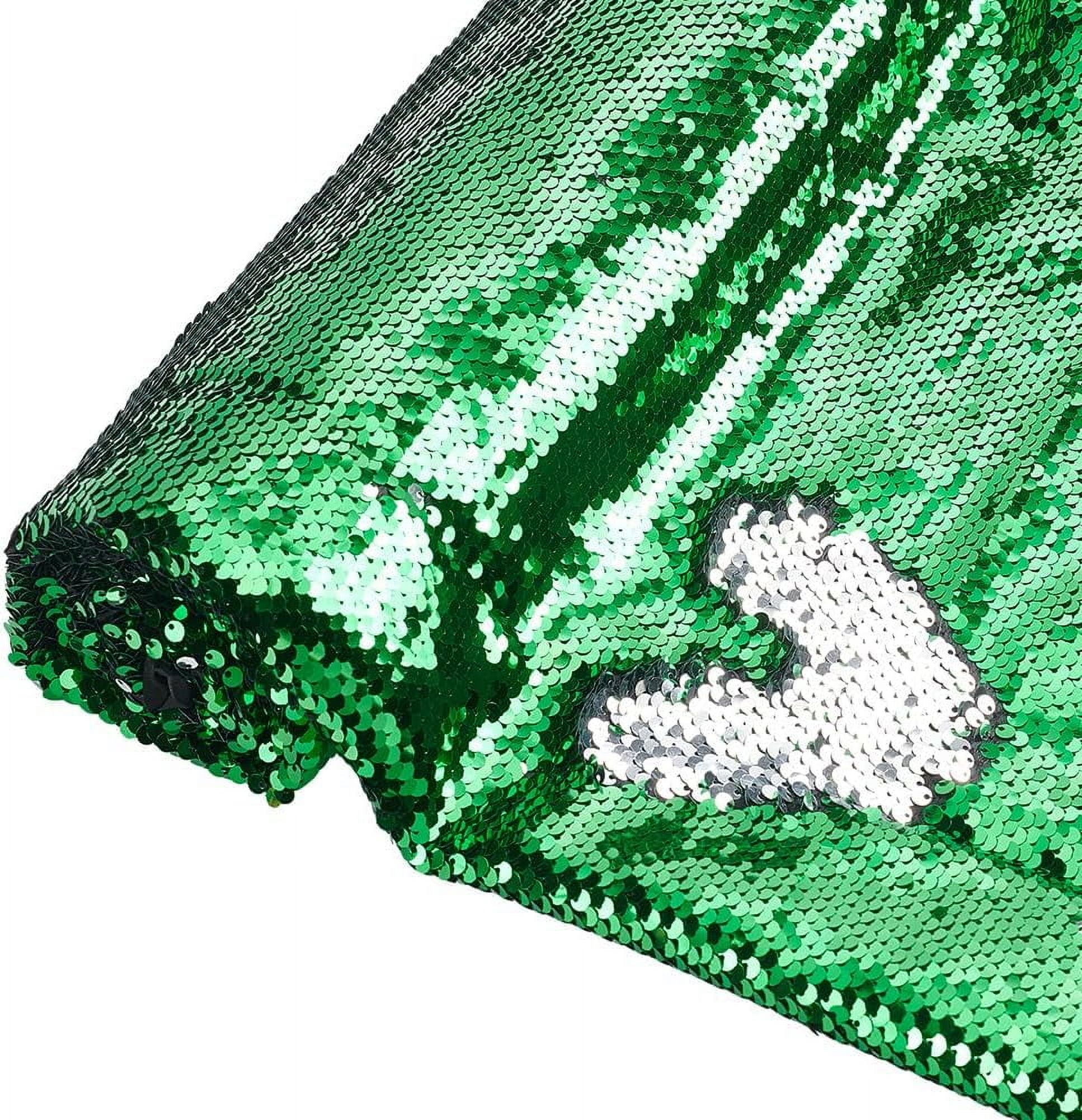 Sequin Fabric 1.64x1.09 Yards Shimmer Reversible Sequin Fabric Wall ...