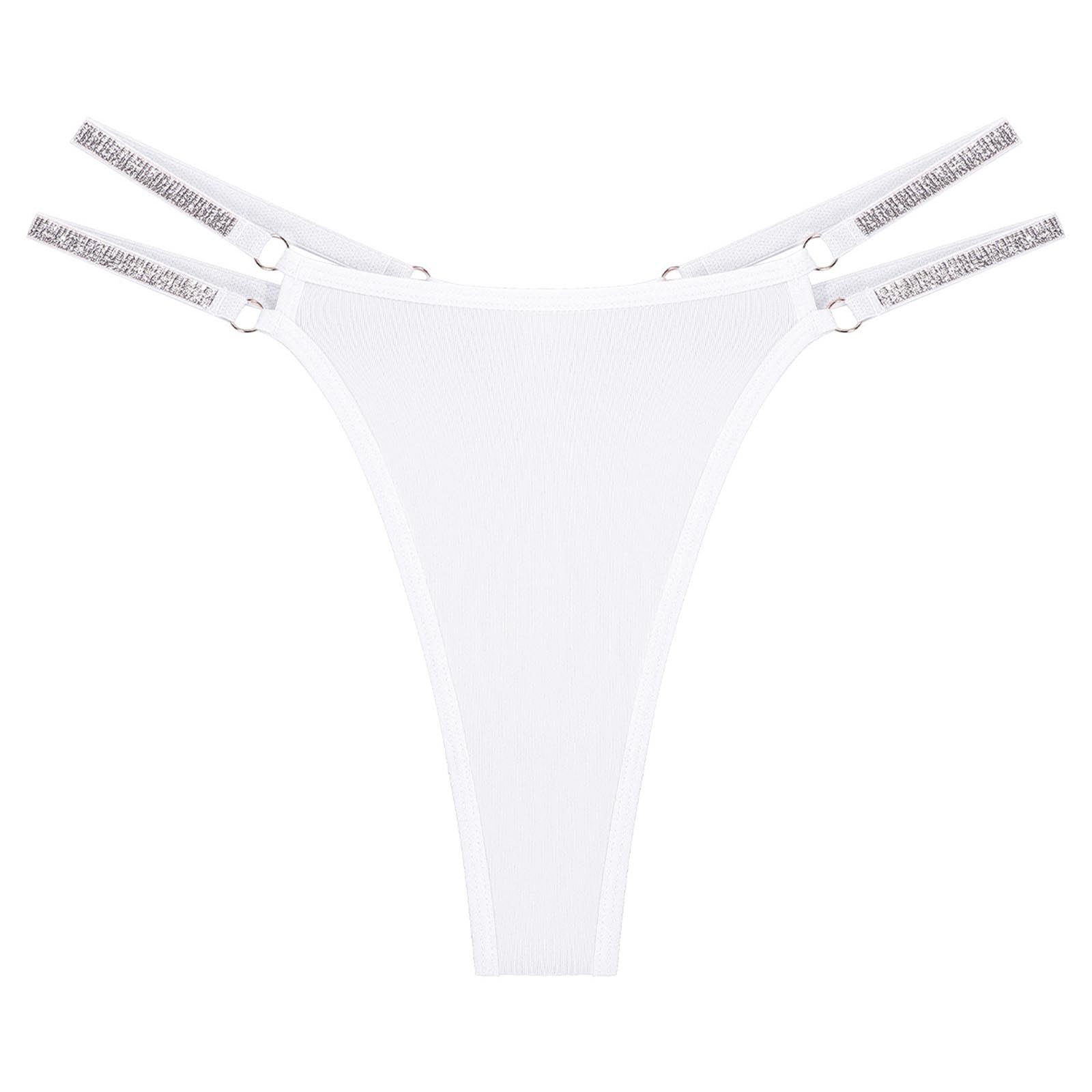 Sequin G-String Women 2025 - Double Shine Strap T-Back Low Rise Sexy ...