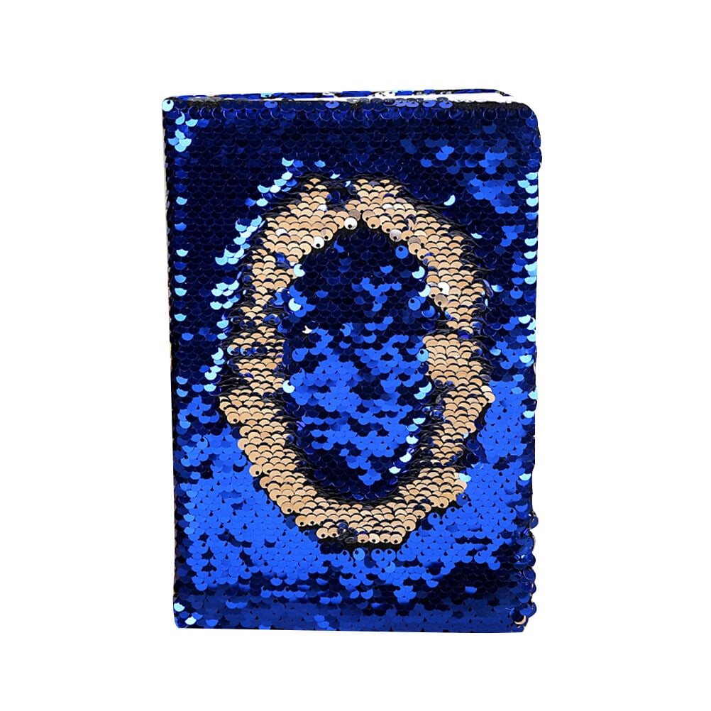 Toyandona Planner Notebook Blue Sequin Paper 1Pack 5.7x8.3x0.8In ...