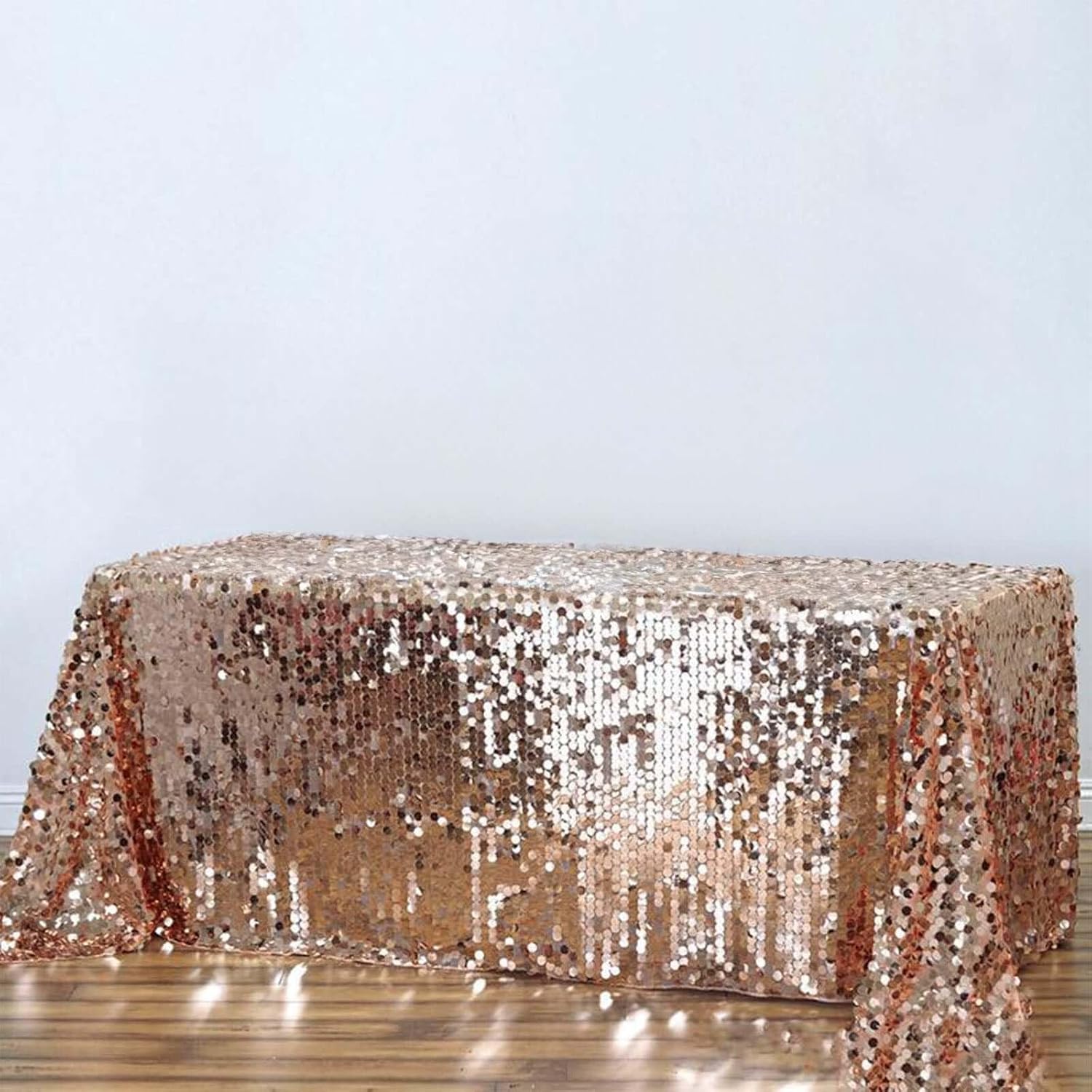 Sequin Rectangle Tablecloth Premium Collection Table Cover Sparkle ...