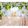 Sequin Tablecloth 50 x 80 Inch Sparkly Table Linen for Wedding Party ...