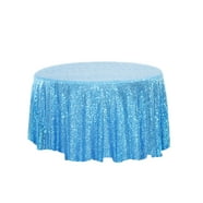 Sevenstars Sequin Tablecloth Sparkly Table Cloth Silver Rectangle Table ...