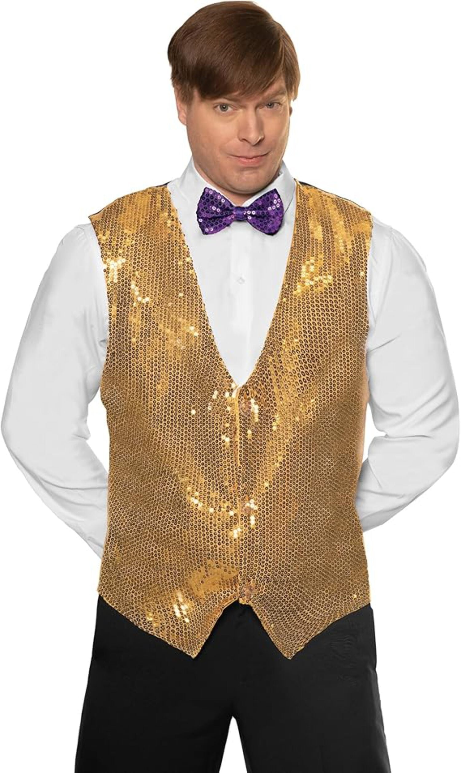 Sequin Vest - Adult Costume - Walmart.com