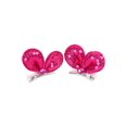 Sequined Heart Hair Clips - Hot Pink - Walmart.com
