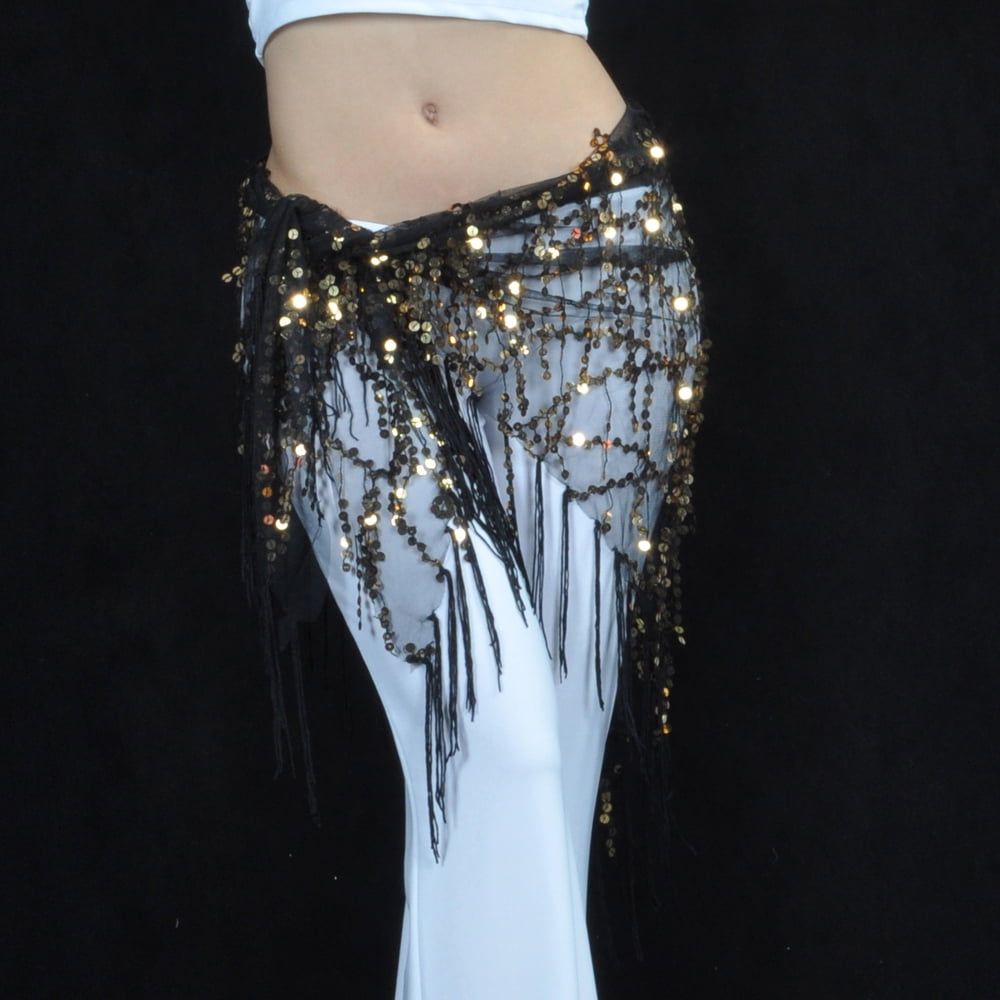 XChangeFun Sequined Triangle Scarf Beads One Size - Walmart.com