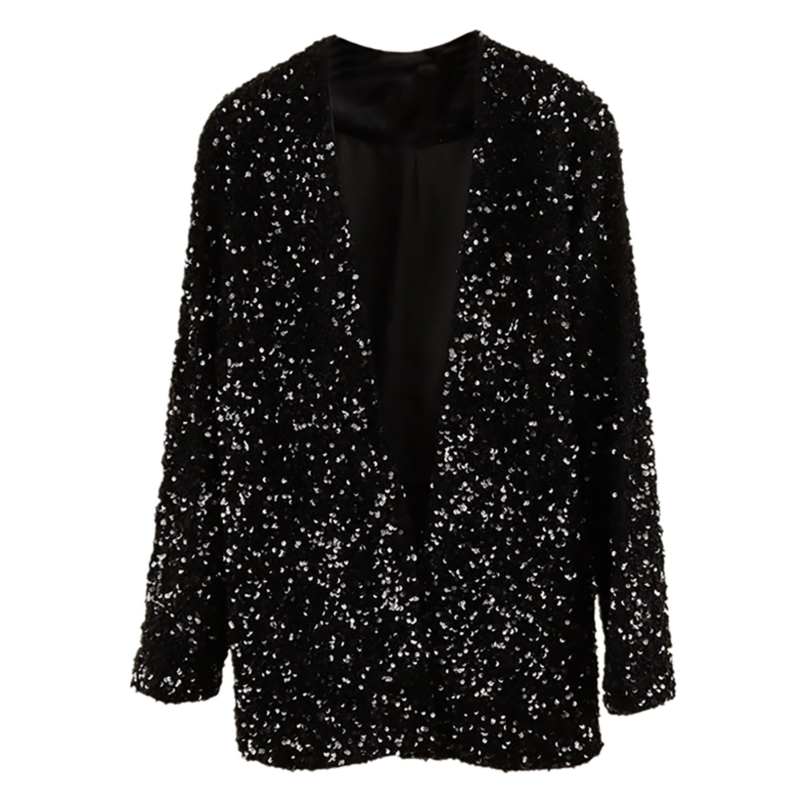 Sequined Women's Cardigan Stage Jacket For Performance And Dance Events ...
