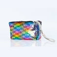 Sequins Fish Scale Cosmetic Bag Zipper Travel Makeup Storage Tool ...