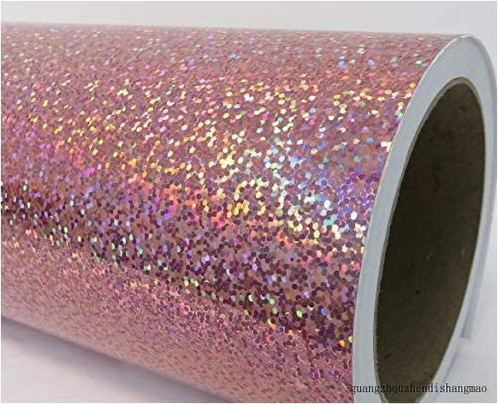 Sequins Holographic Glitter Sign Vinyl, With Self-Adhesive (24 Inch X ...