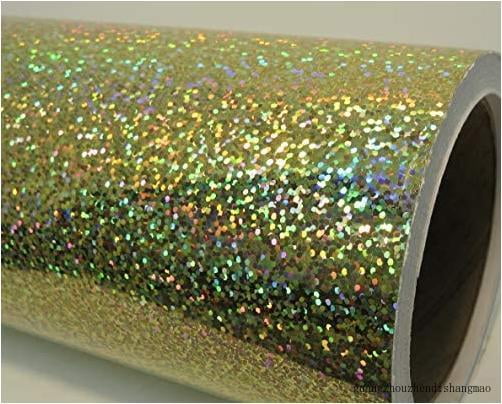 Sequins Holographic Glitter Sign Vinyl, With Self-Adhesive (24 Inch X ...