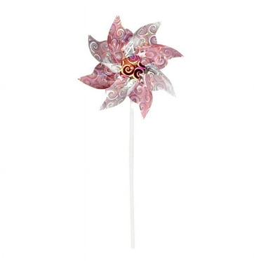 In the Breeze 2621 — 12-inch Striped Iridescent Pinwheel Spinner ...