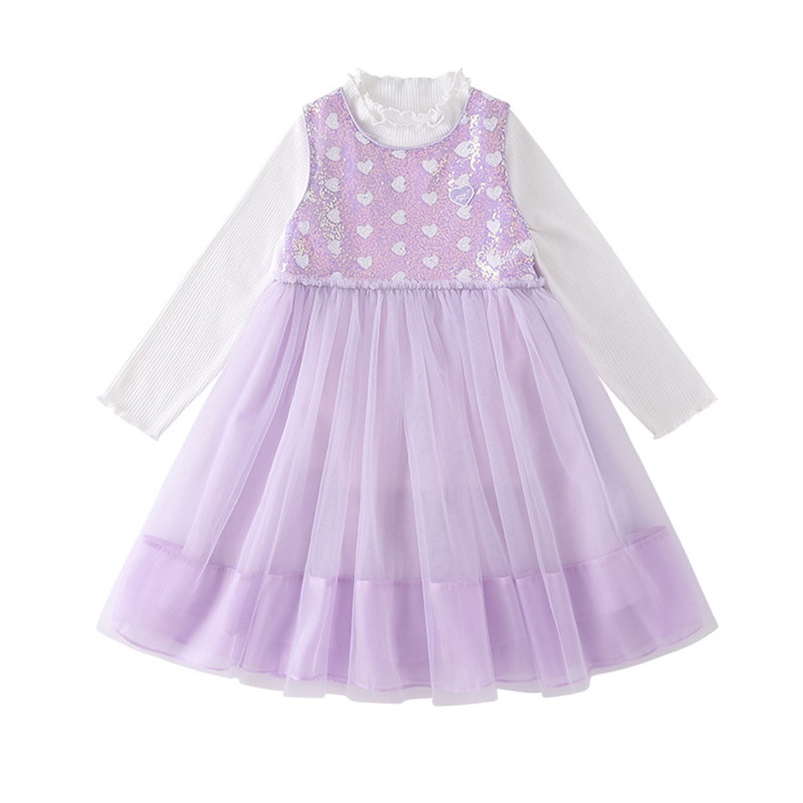 Sequins Tutu-Dresses for Girls Cute Size 3-14 Teens Kids A-Line ...