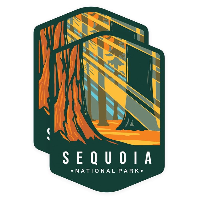Sequoia National Park Bumper Sticker - US National Park - 5 Inches On ...