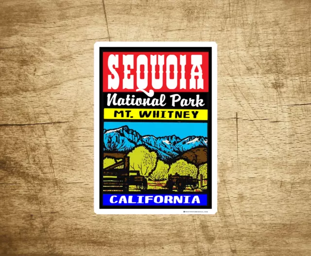 Sequoia National Park California Mount Whitney Tree Sticker Decal X ...