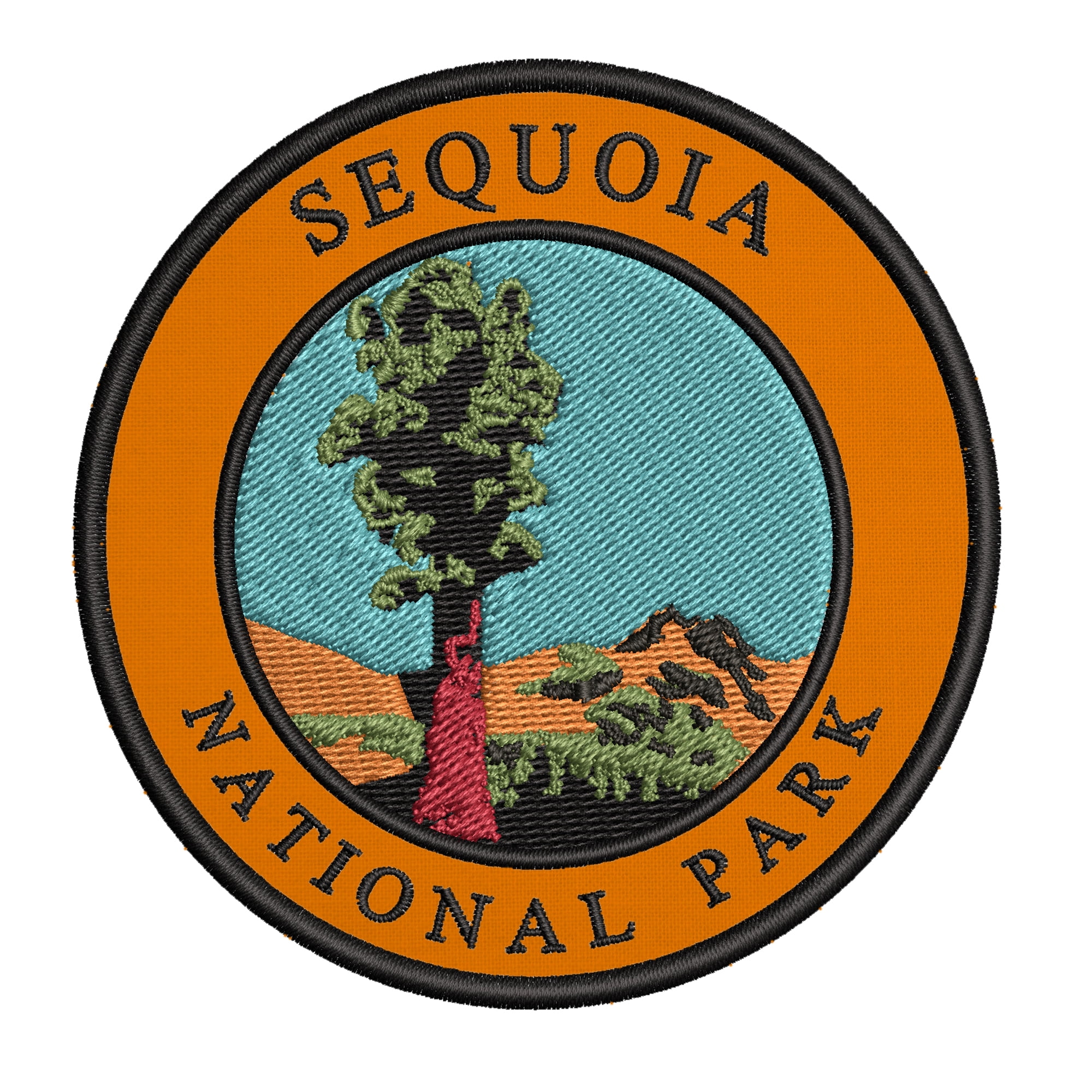Sequoia National Park Embroidered Patch Iron/Sew-On Applique Wander ...