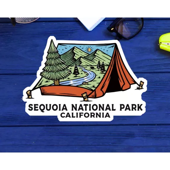 Sequoia National Park Sticker California Decal Sticker Waterproof Phone ...