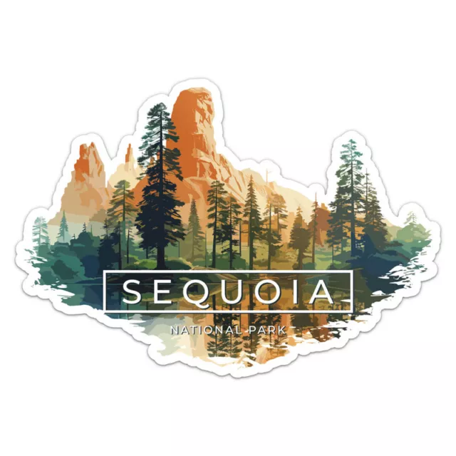 Sequoia National Park Sticker Phone Decal Water Bottle Stickers Car ...