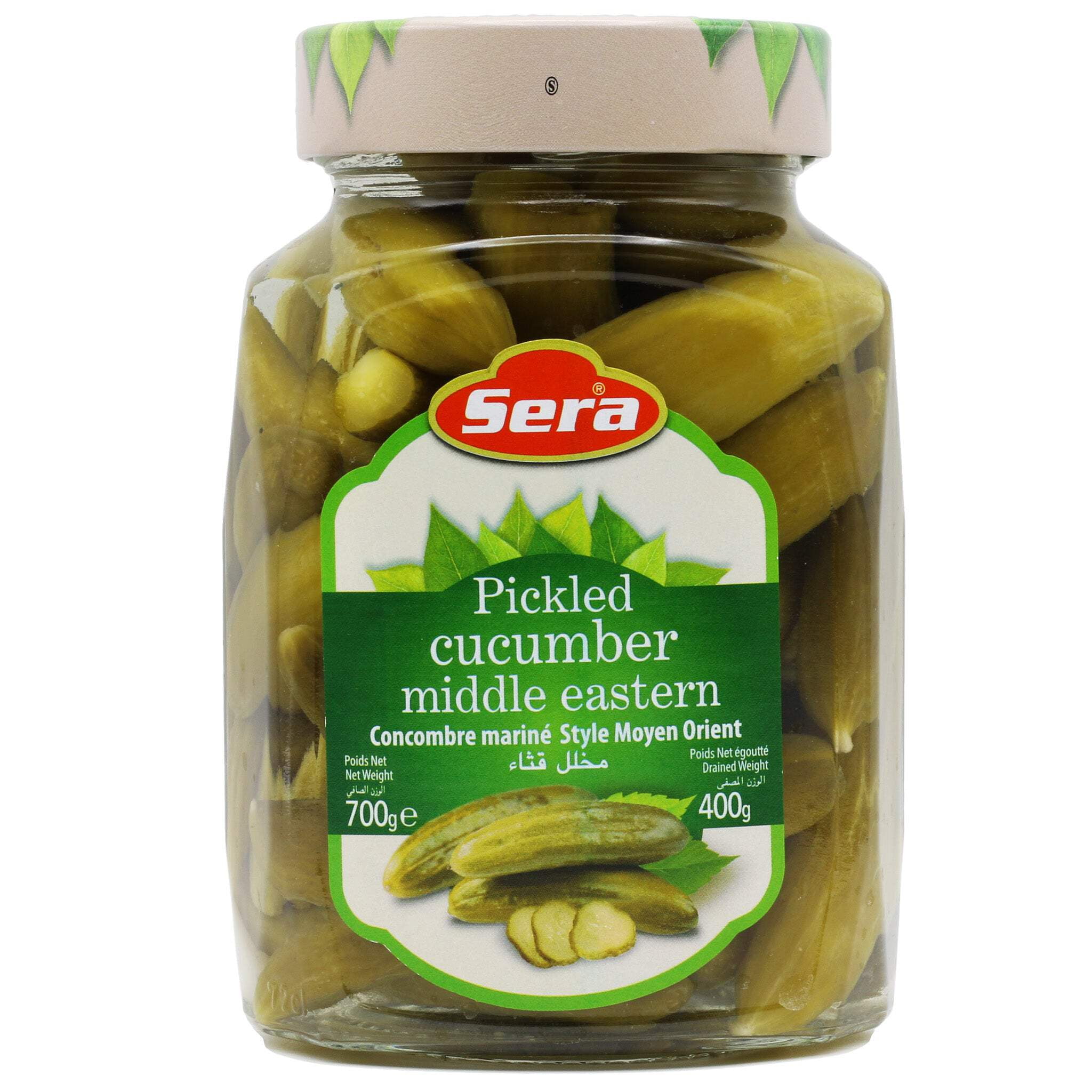 Sera Cucumber Middle Eastern Pickles, 24.69 Oz, 700 Gr, Tangy and ...