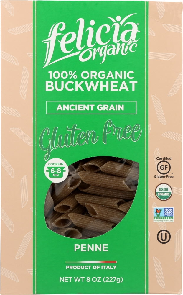 Felicia Organic Buckwheat Penne Pasta 8 oz. - Walmart.com