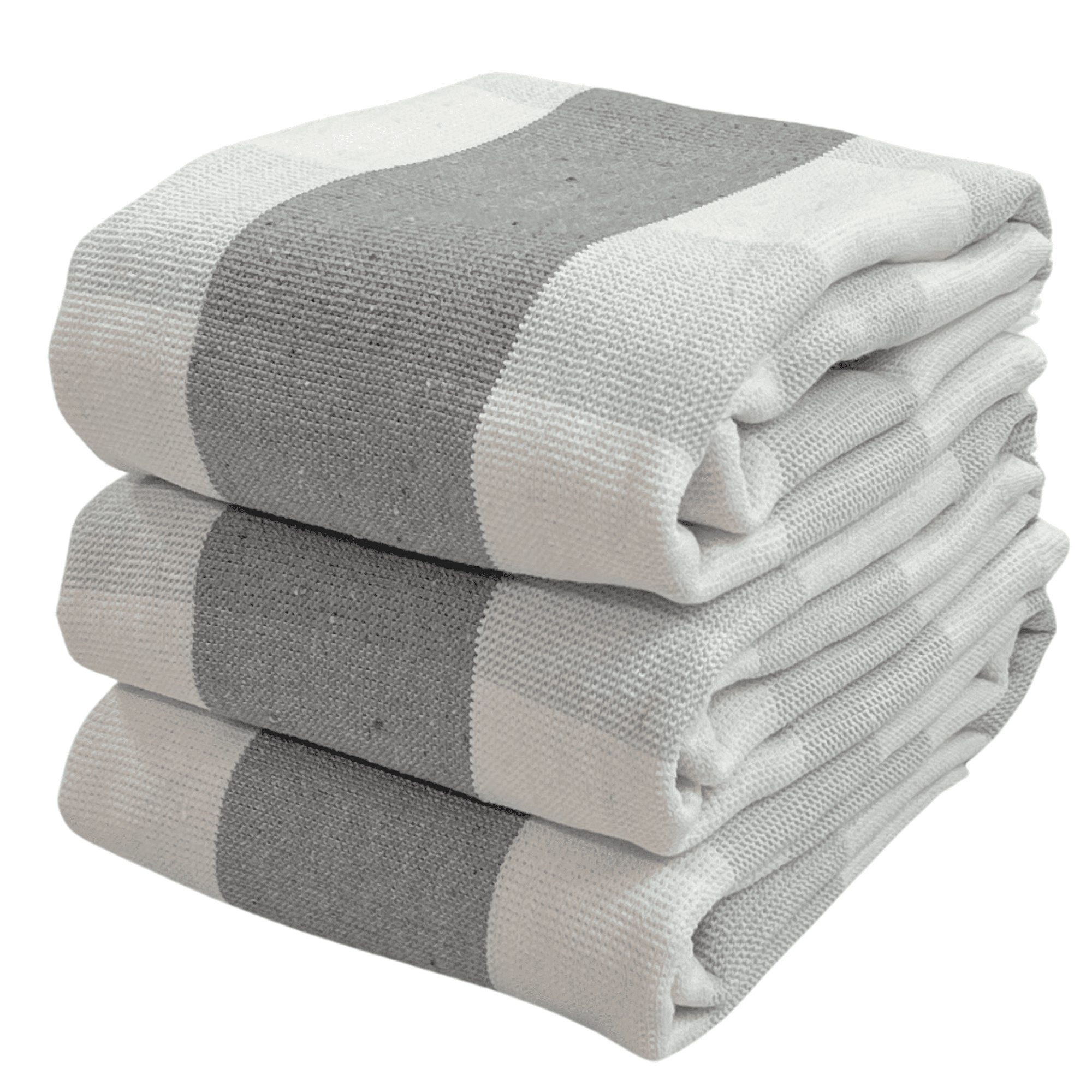 Serafina Home Buffalo Check Gray Kitchen Towels: Cotton Blend Soft ...