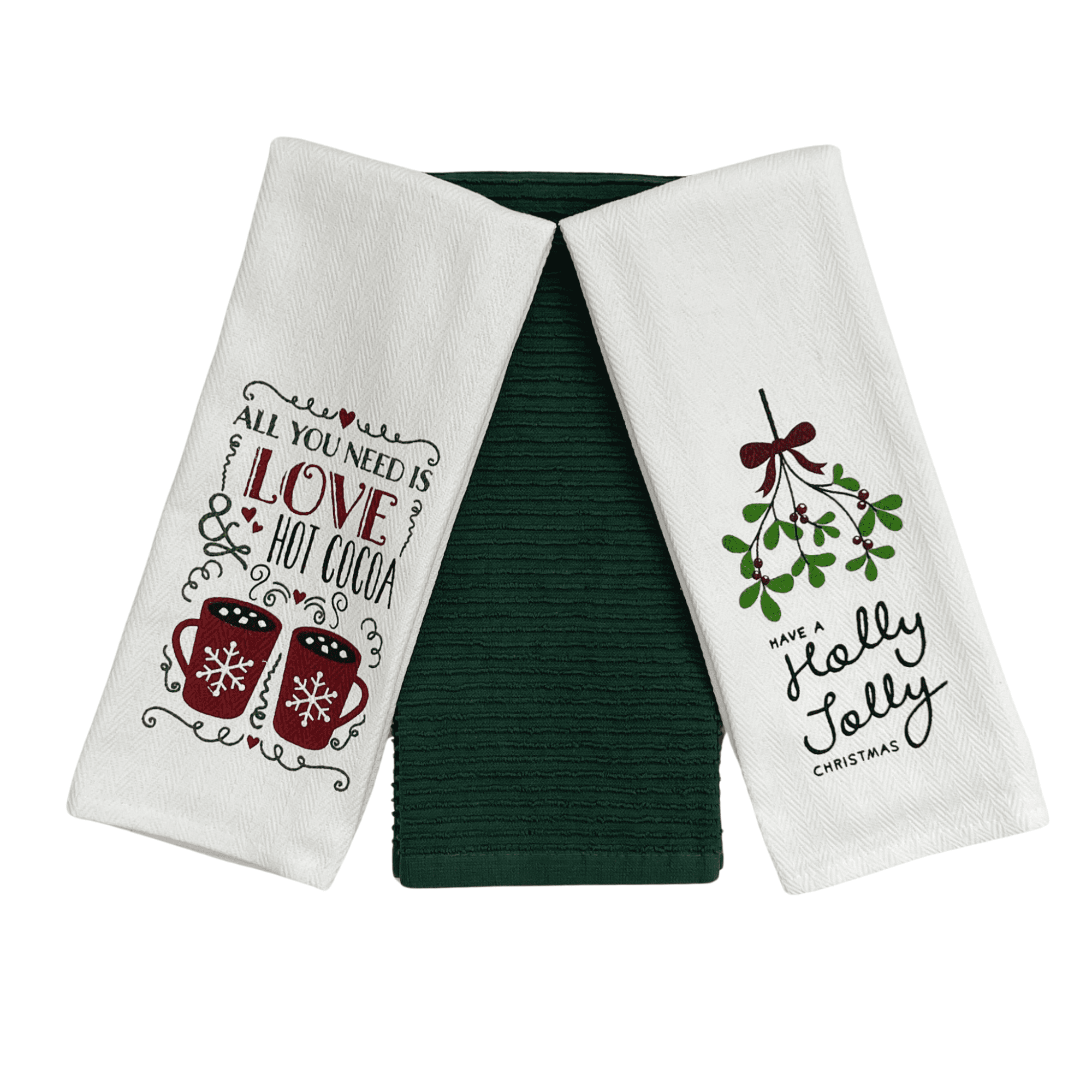 Serafina Home Christmas And Holiday All You Need Is Love Holly Jolly ...
