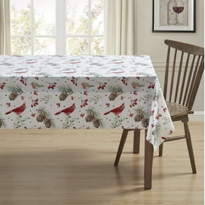 Vinyl Christmas Tablecloth