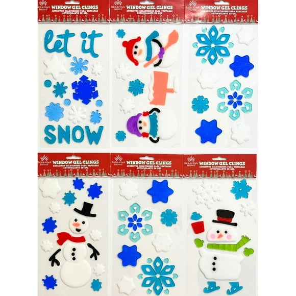 Grinch Window Clings and Holiday Decorations for Christmas Crafting