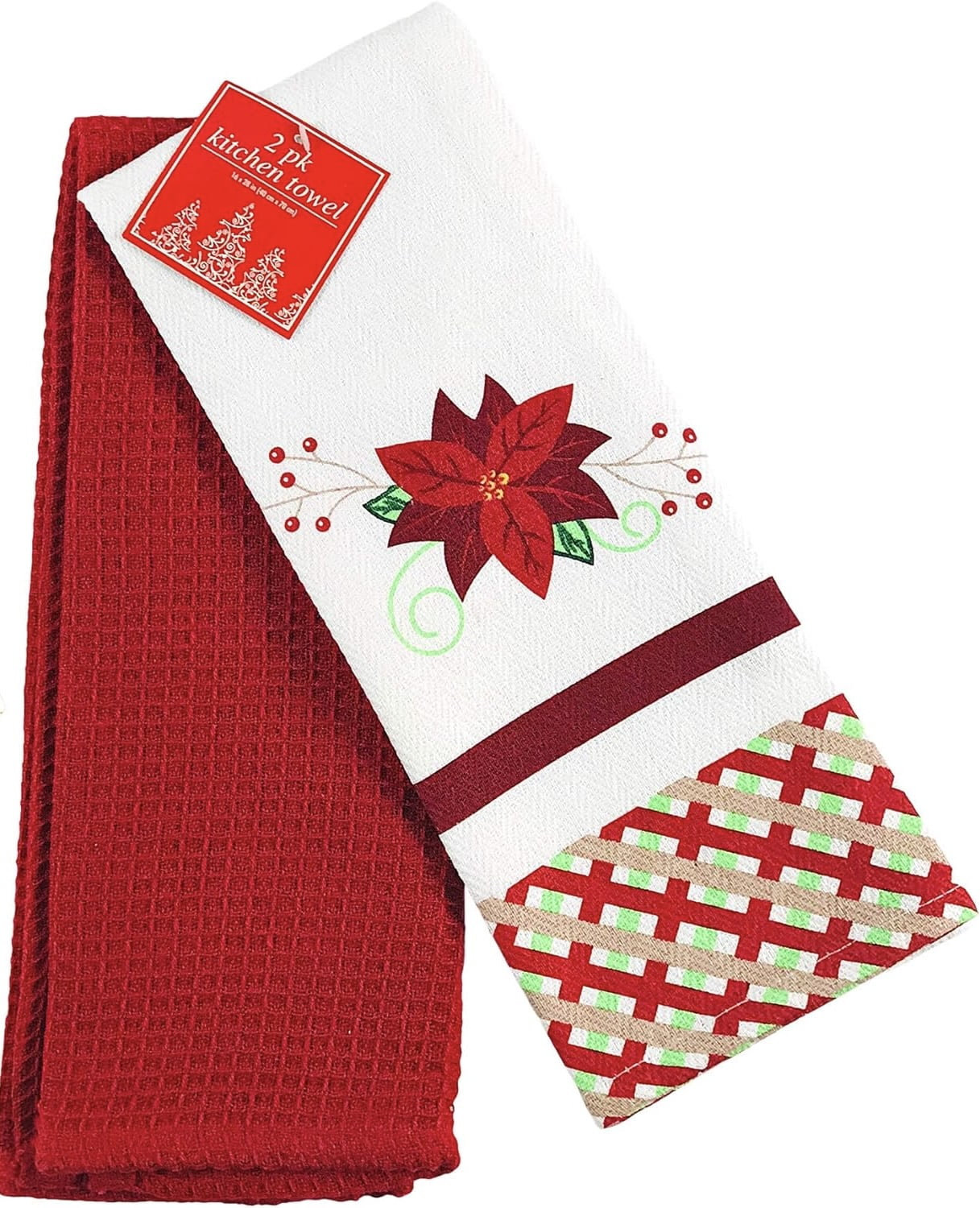 Serafina Home Christmas Kitchen Dish Towels Set: One Decorative ...