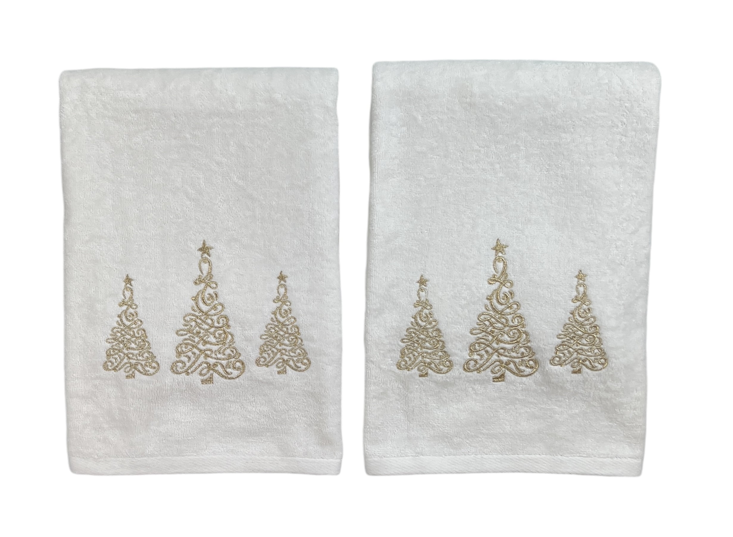 Serafina Home Decorative Christmas Theme Bath Towel Set: Luxury ...
