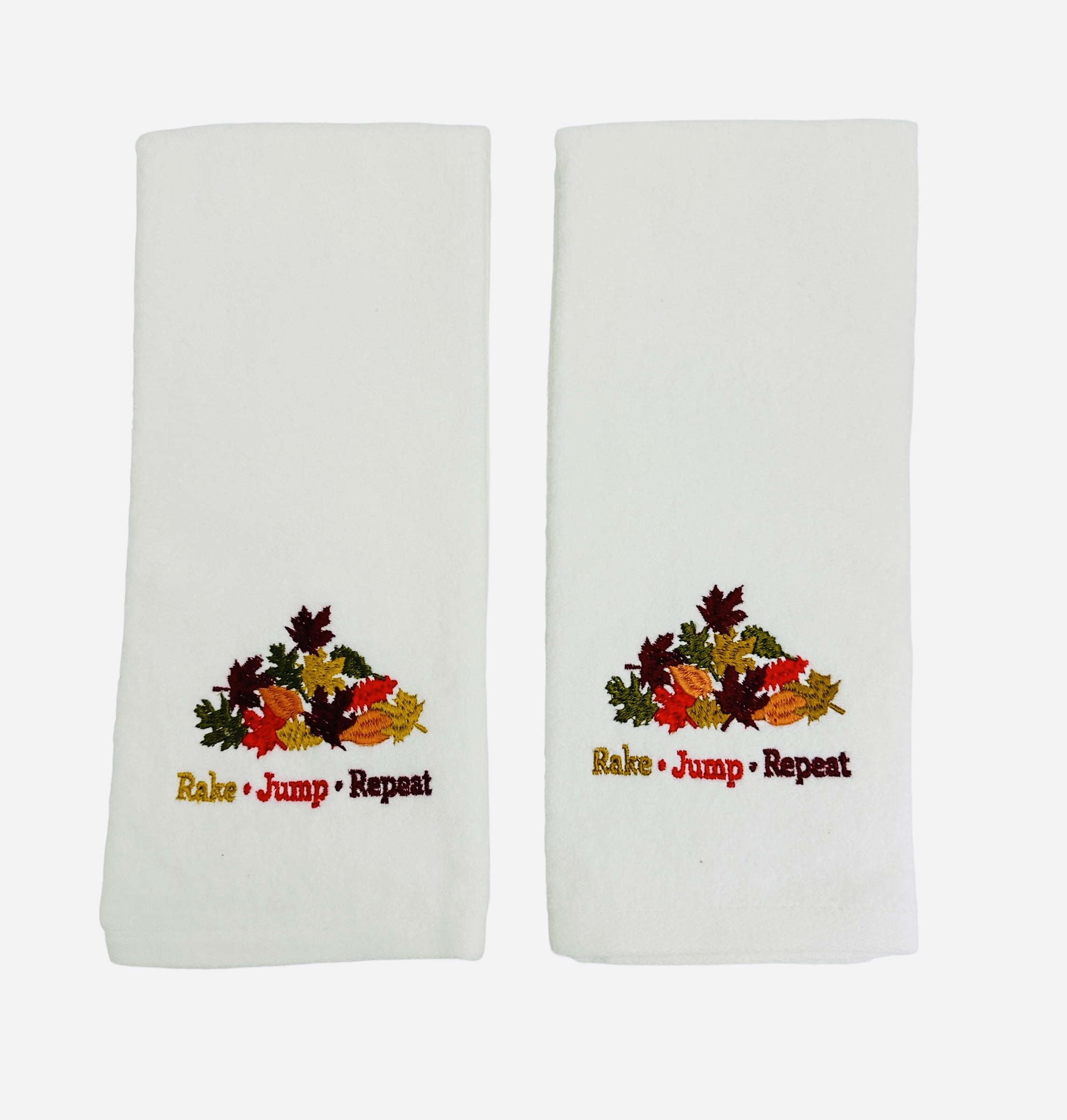 Serafina Home Decorative Fall Hand Towels: Plush Velour Cotton ...