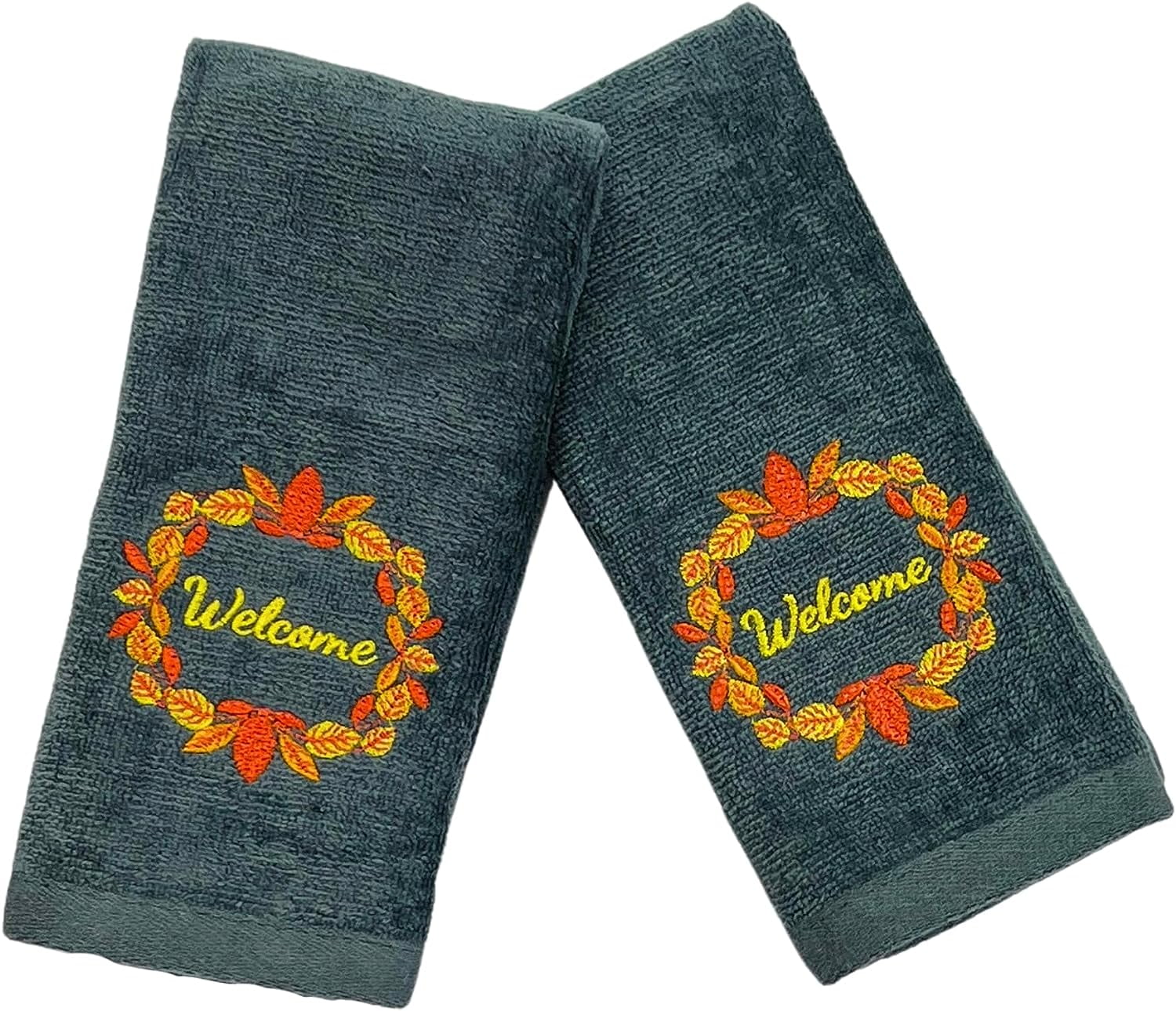 Serafina Home Decorative Fall Harvest Hand Fingertip Towels: Cute ...