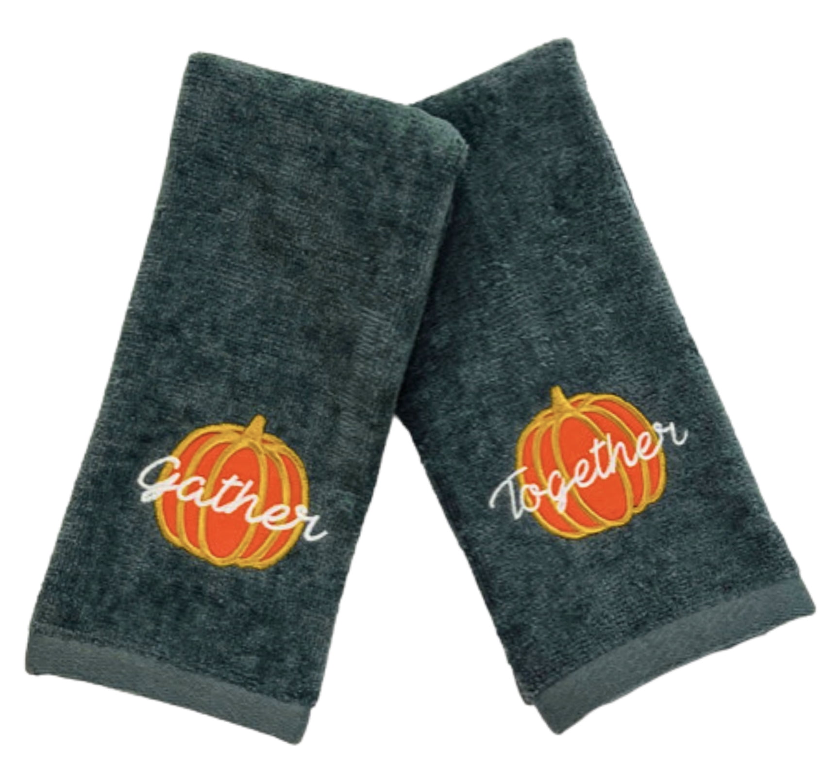 Serafina Home Decorative Fall Thanksgiving Fingertip Towels ...