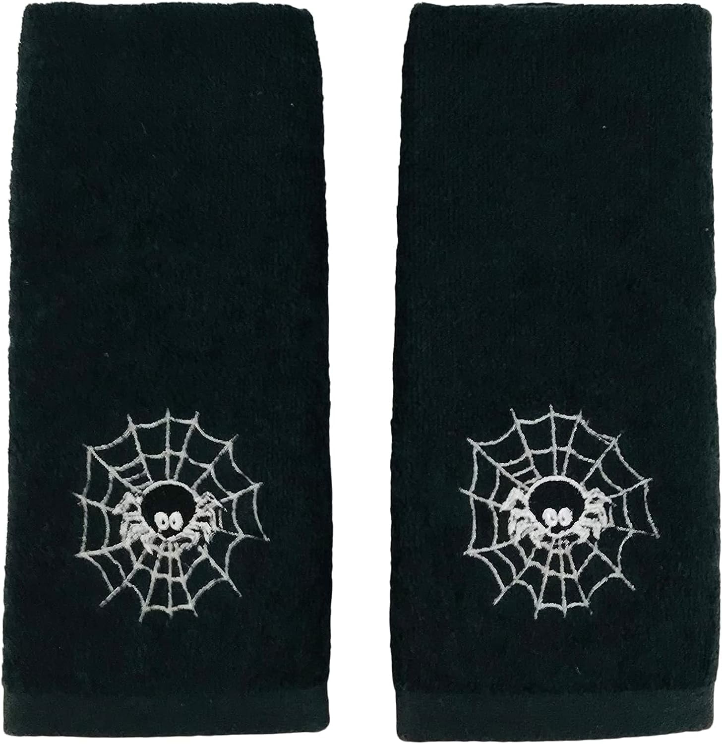 Serafina Home Decorative Halloween Spider Web Fingertip Hand Towels ...