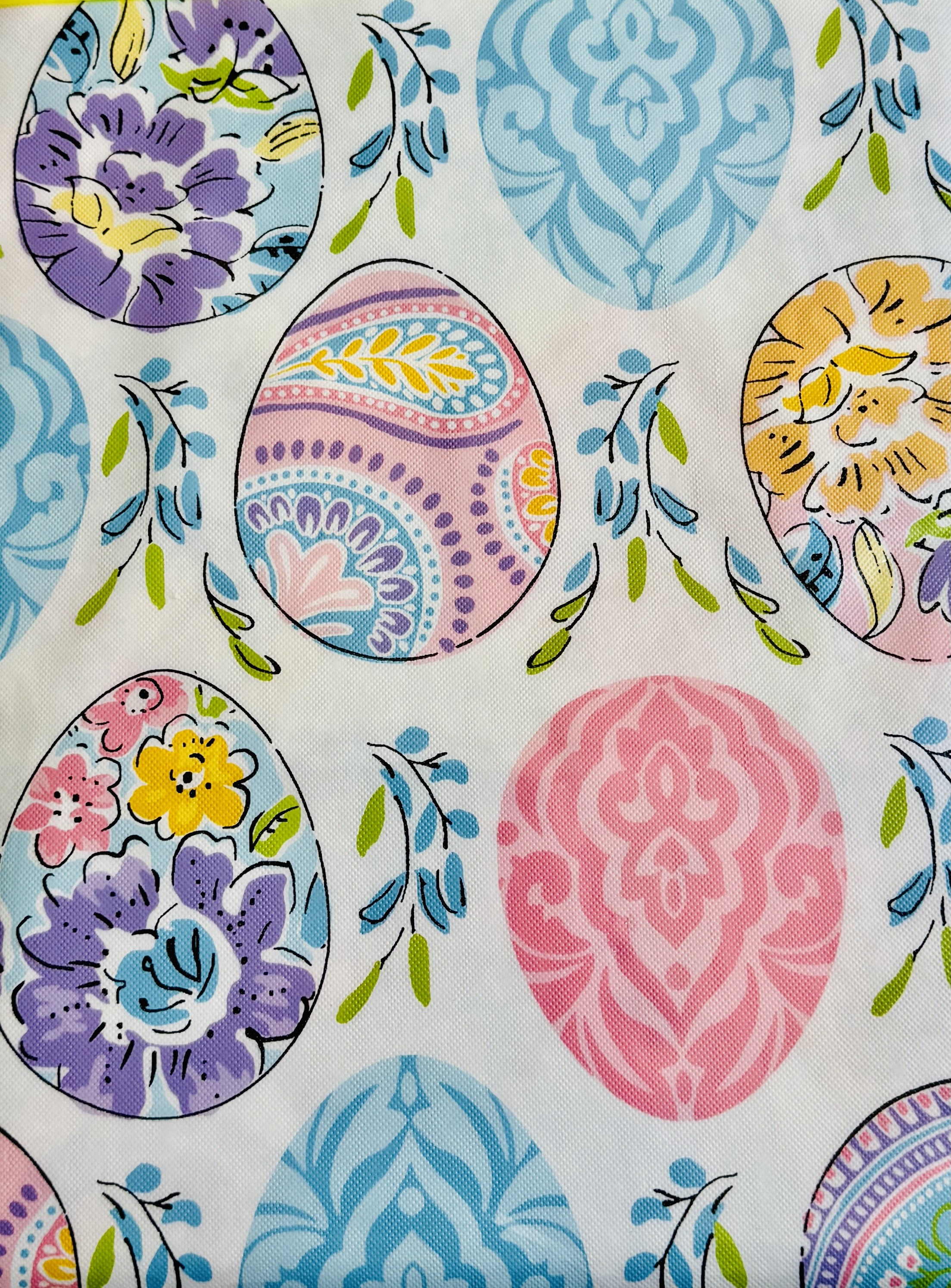 Serafina Home Easter Spring Flannel Backed Vinyl Tablecloth: Easter ...