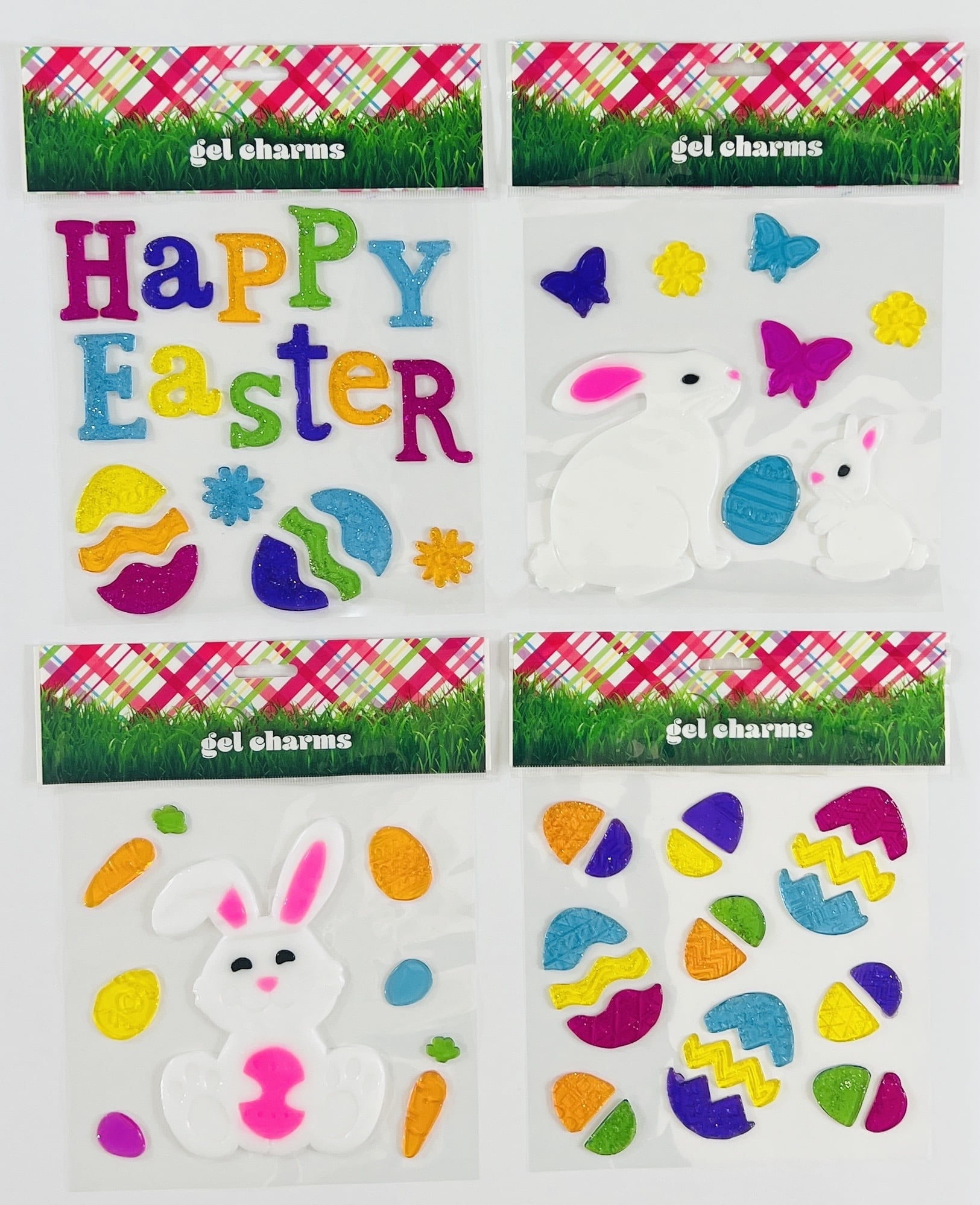 Serafina Home Easter Spring Gel Clings: Bunny, Eggs, Flowers ...