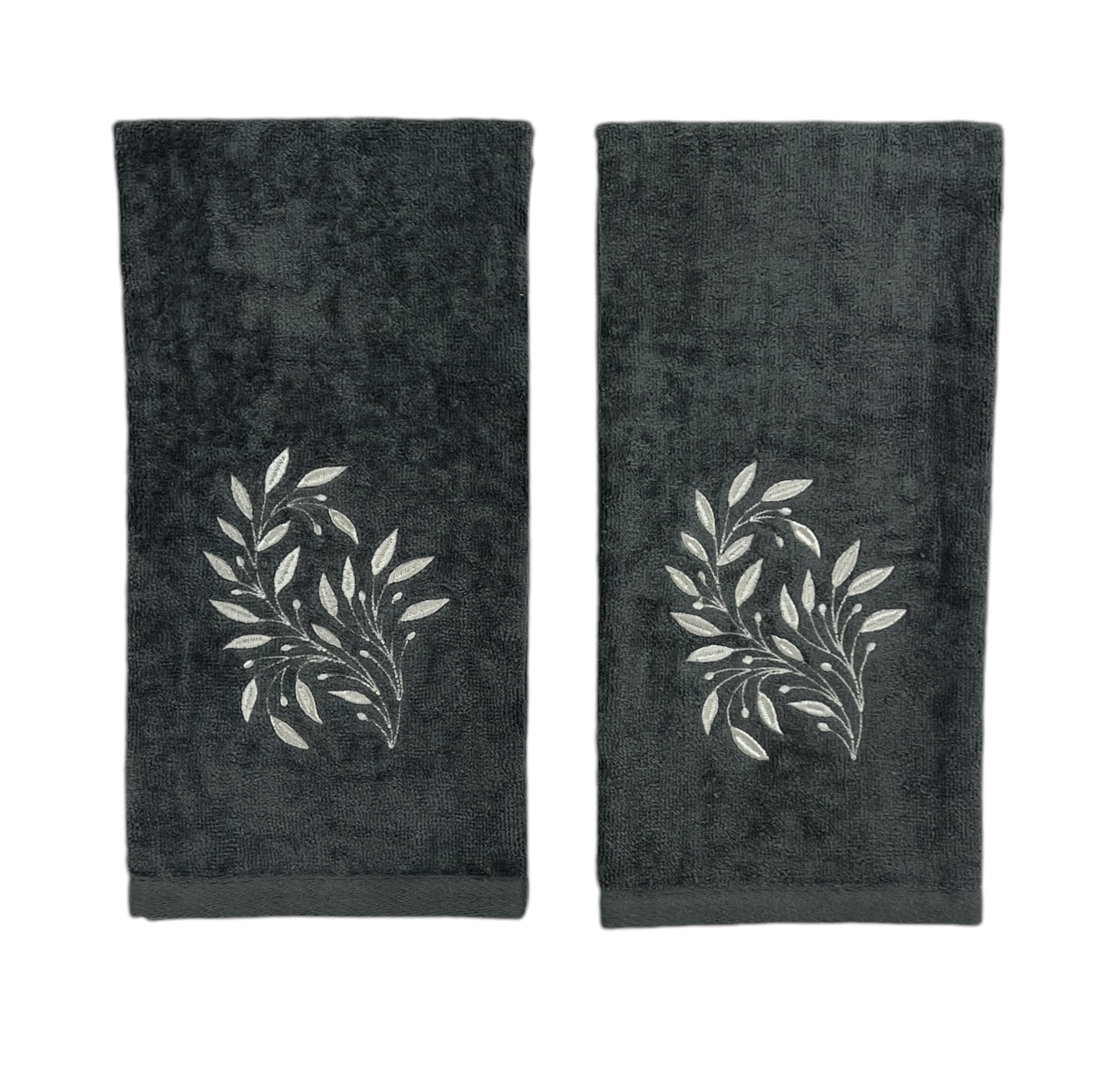 Serafina Home Fall Bath Hand Towels Bathroom Decor Farmhouse: Grey Gray ...