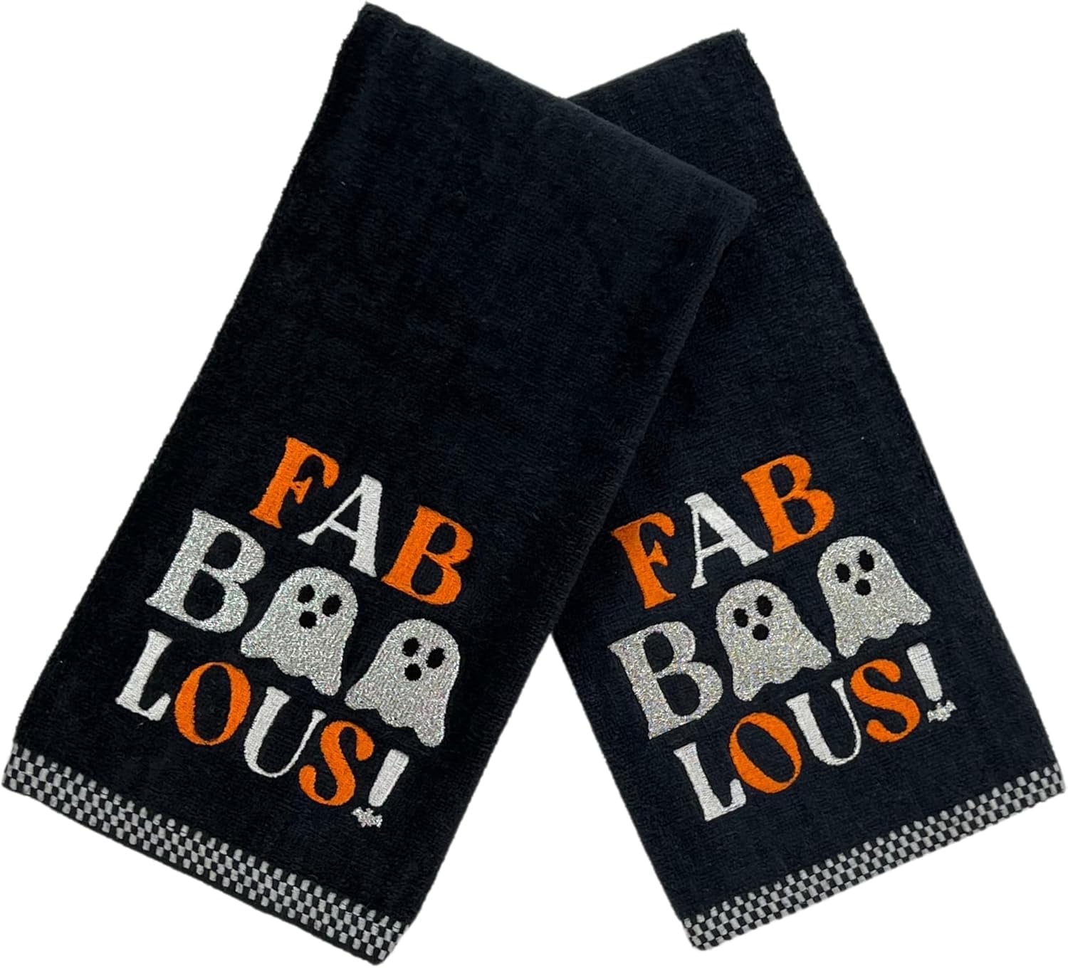Serafina Home Halloween Bathroom Hand Towels Set of 2-16” x 25 ...
