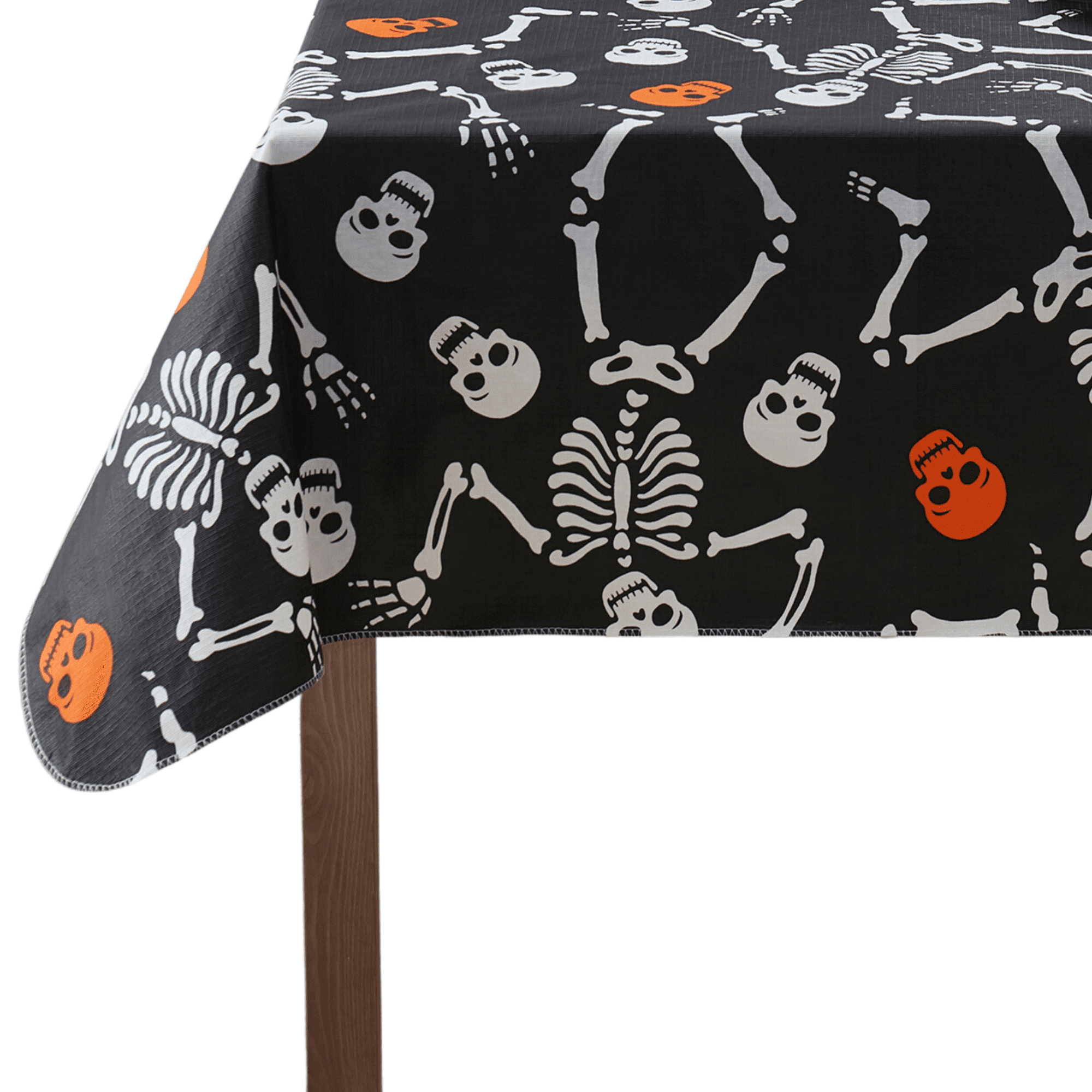 Serafina Home Halloween Vinyl Tablecloth: PEVA Vinyl with Flannel ...