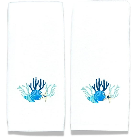 Serafina Home Luxury Soft Absorbent Embroidered Guest Hand Towels ...
